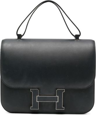Hermès Constance Cartable Tasche 29cm - Blau