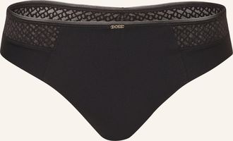 HUGO BOSS Slip Mit Mesh schwarz