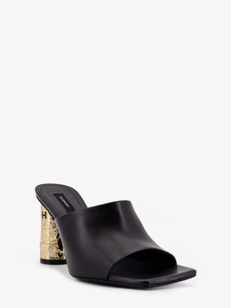 Givenchy Womens Leather Sandals Black
