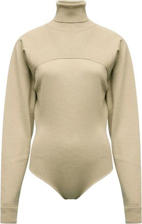 Maison Margiela Body mit Rollkragen - Nude