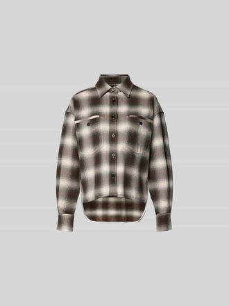 Closed Cropped Hemdbluse mit Knopfleiste