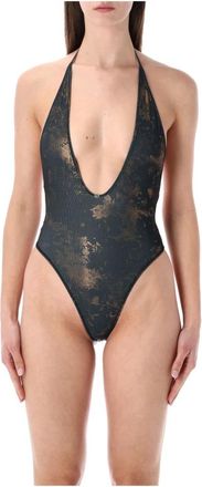 Diesel Femme, Maillots de bain, Noir, Taille: 40 FR Audrey-Utlt One-piece Swimsuit