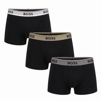 HUGO BOSS Homme, Sous-v&ecirc;tements, Noir, Taille: XL Boxer Trunk 3-Pack