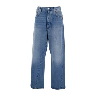 Sunflower Five-Pocket-Jeans mit Logo-Patch - - Jeans - Herren - Blau - W30 L32