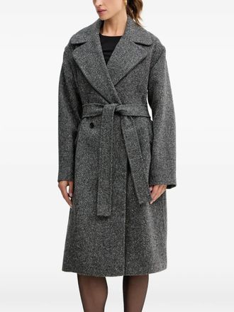 Iceberg belted double-breasted coat - Grau