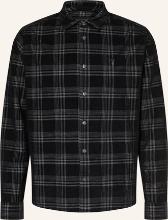 AllSaints Allsaints Cordhemd Rockley Relaxed Fit schwarz