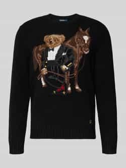 Polo Ralph Lauren Strickpullover aus Wolle mit Motiv