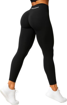 Smilodox Leggings Damen Isalia, Shaped Fit Sport Hose, High Waist Booty Scrunch Leggings, Blickdicht, ideal für Fitness, Yoga, Alltag, Training & Freizeit - Ei