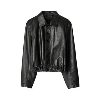 Christophe Lemaire Femme, Vestes, Noir, Taille: 36 FR V&ecirc;tements en cuir