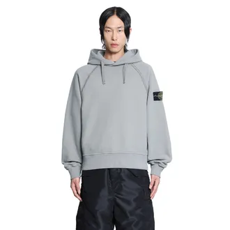 Stone Island 6100023 Brushed Organic Cotton Fleece Hoodie