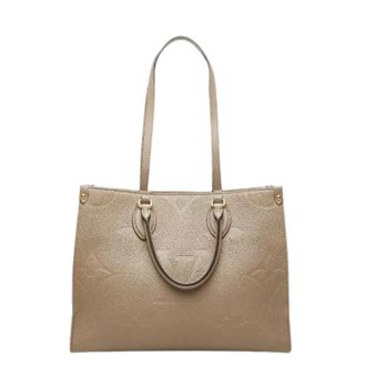 Louis Vuitton Pre-owned OnTheGo MM Monogram Empreinte 2way bag - - Pre-owned - Damen - Beige - ONE SIZE