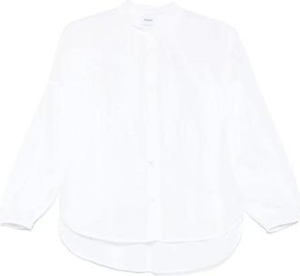 Aspesi Femme, Blouses et Chemises, Blanc, Taille: 34 FR Chemise en coton &agrave; col mandarin