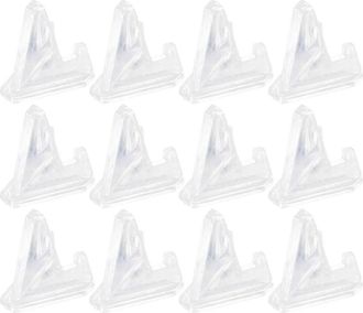 BESPORTBLE 12st Achatscheiben Cd Halter Silberm&uuml;nze 1 Unze M&uuml;nzen Aufbewahrung Postkartenst&auml;nder M&uuml;nzen H&uuml;llen Coin Holder Kranzst&auml;nder Storage M&uuml;nzhalter Acryl 