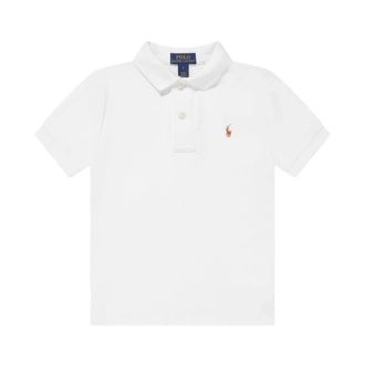 Polo Ralph Lauren Homme, Tops, Blanc, Taille: L Polo mezza manica colletto e logo