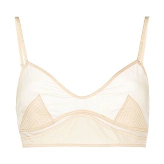 Low Classic LOW Classic - Brassi&egrave;re &agrave; coutures transparentes - Femme - Sous-v&ecirc;tements - Beige - Taille: 90A FR