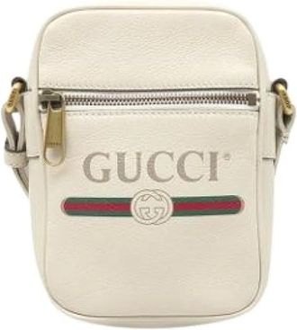 Gucci Sac bandouli&egrave;re Pre-owned - Femme - Pre-owned - Blanc - Taille: ONE Size