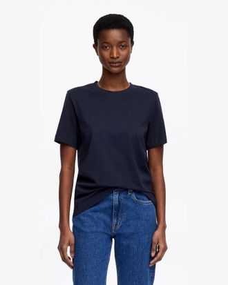 Arket LILY Charakteristisches T-Shirt -Blau