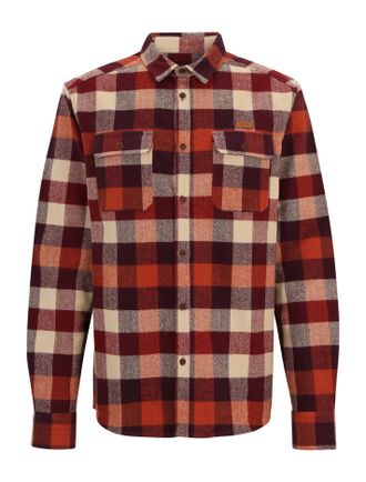 Iriedaily Herren Shirt Lumber Fella Bio-Baumwolle Regular Fit Wine