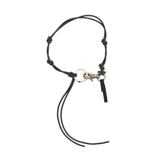 Our Legacy Schwarzer Ladon Leder-Schl&uuml;sselanh&auml;nger - - Accessories - Herren - Schwarzk - ONE SIZE