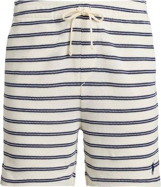 Ralph Lauren Leichte Strick-Bermudashorts mit Streifen in
