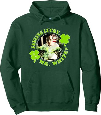 Breaking Bad Felling Lucky Mr. White Shamrock St. Patricks Day TV Show Pullover Hoodie
