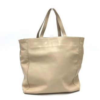 Saint Laurent Pre-owned Leder Handtaschen - - Pre-owned - Damen - Beige - ONE SIZE
