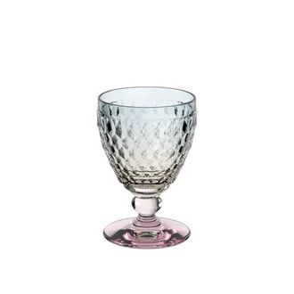 Villeroy & Boch Boston Pearl Weißweinglas 120mm, Glas für Weißwein, elegantes facettiertes Kristallglas, langlebig und spülmaschinengeeignet, Premium Qualität Made in