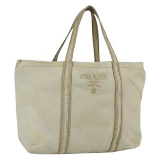 Prada Pre-owned Vintage Tote Bag - - Pre-owned - Damen - Beige - ONE SIZE
