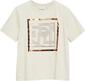 Comma Kurzarmshirt T-Shirt T-Shirt mit Artwork