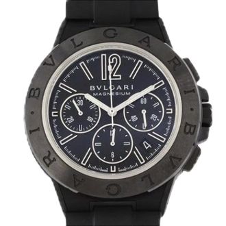 Bulgari Montre vintage Pre-owned - Homme - Pre-owned - Noir - Taille: ONE Size