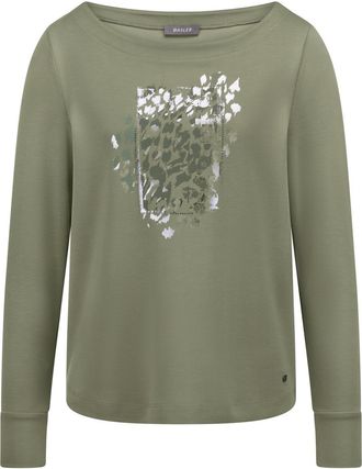 Basler Sweatshirt U-Boot-Ausschnitt BASLER gr&uuml;n