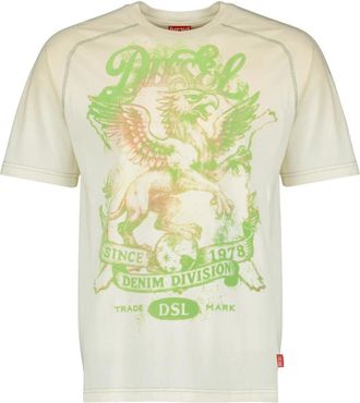 Diesel Homme, Tops, Vert, Taille: L T-Chemises