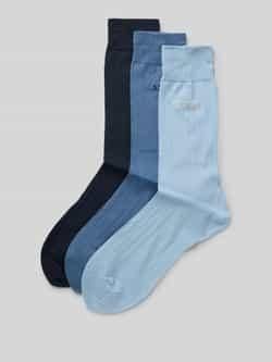 Joop Socken mit Label-Print im 3er-Pack