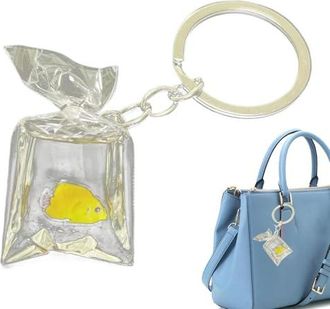 Generico Porte-cl&eacute;s sac &agrave; dos, porte-cl&eacute;s sac &agrave; dos - Ornements d&eacute;coratifs Adorable pendentif pour sac deau avec poisson,Pendentif porte-cl&eacute;s Pendentif sac &agrave; d