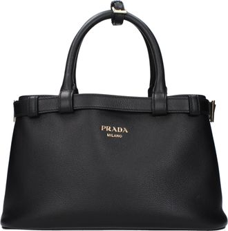 Prada Femmes Sacs &agrave; main Cuir Noir