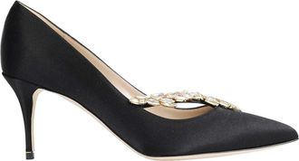 Manolo Blahnik Nadira Jewel Buckle Pumps