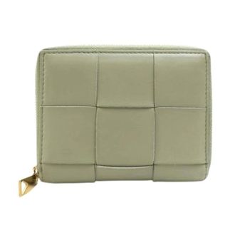 Bottega Veneta Portefeuille en cuir Pre-owned - Femme - Pre-owned - Vert - Taille: ONE Size