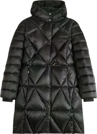 Fay Argyle Kapuzen-Daunenjacke mit Haken - - Coats - Damen - Schwarzk - M