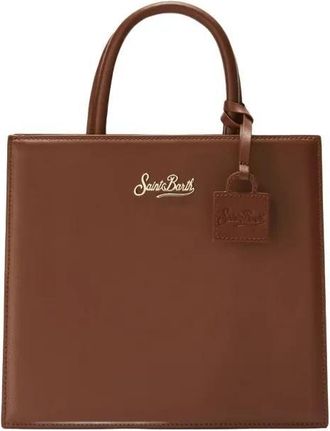 MC2 Saint Barth Hobo Bags - Versatile Midi Tote Bag In Calf Leather - Gr. unisize - in Rot - f&uuml;r Damen