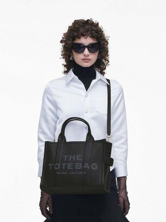 Marc Jacobs Cow Leather Tote Bag - Black