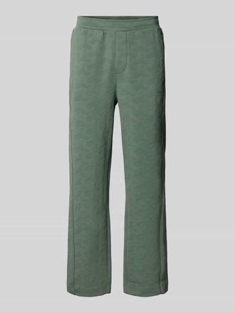 HUGO BOSS Regular Fit Sweatpants mit Jacquard-Optik Modell MIRROR LONG
