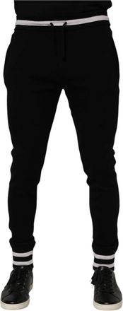 Dolce & Gabbana Homme, Pantalons, Noir, Taille: S Jogger Pants