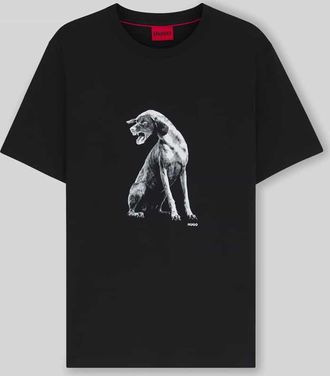 HUGO BOSS Regular Fit T-Shirt aus reiner Baumwolle