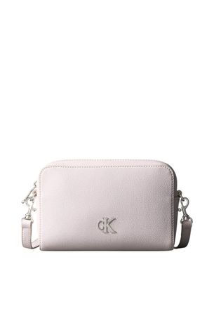 Calvin Klein Jeans Damen Minimal Monogram EW Camera Bag LV04K3162G Crossover, Purple (Orchid Ice), One Size, Violett (Orchid Ice), One Size