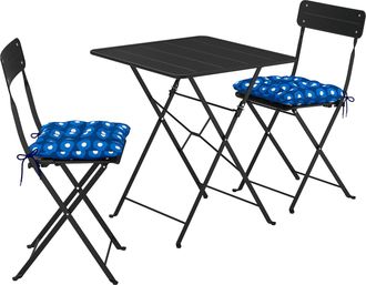IKEA SUNDS&Ouml; Tisch und 2 Klappst&uuml;hle