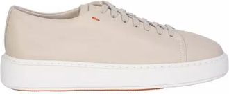 Santoni Low-Top Sneaker - Womens shoes - Gr. UK_6_5 - in Weiß - für Damen
