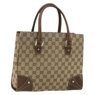 Gucci Sac &agrave; main vintage doccasion - Femme - Pre-owned - Brun - Taille: ONE Size