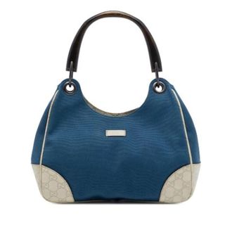 Gucci Pre-owned Canvas Shoulder Bag - - Pre-owned - Damen - Blau - ONE SIZE