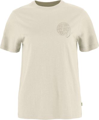 Fj&auml;llr&auml;ven Damen Hemp Blend Out Here W T-Shirt, Chalk White, X-Small