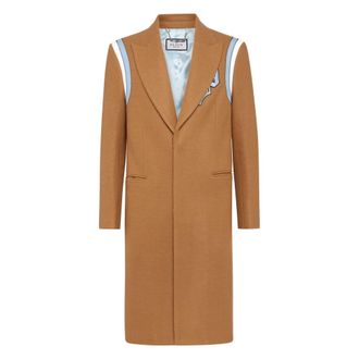 Philipp Plein Herren, Mäntel, Beige, XLGröße